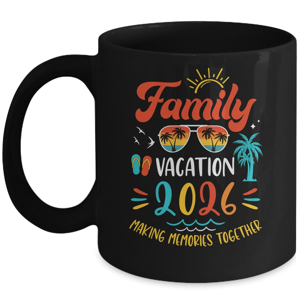 Family Vacation 2026 Beach Matching Summer Vacation 2026 Ceramic Mug ...