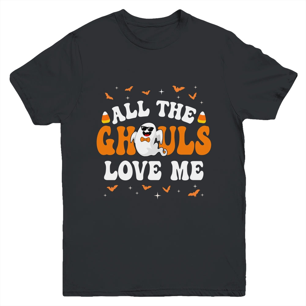 All The Ghouls Love Me Halloween Costume Boy Kids Youth Shirt ...