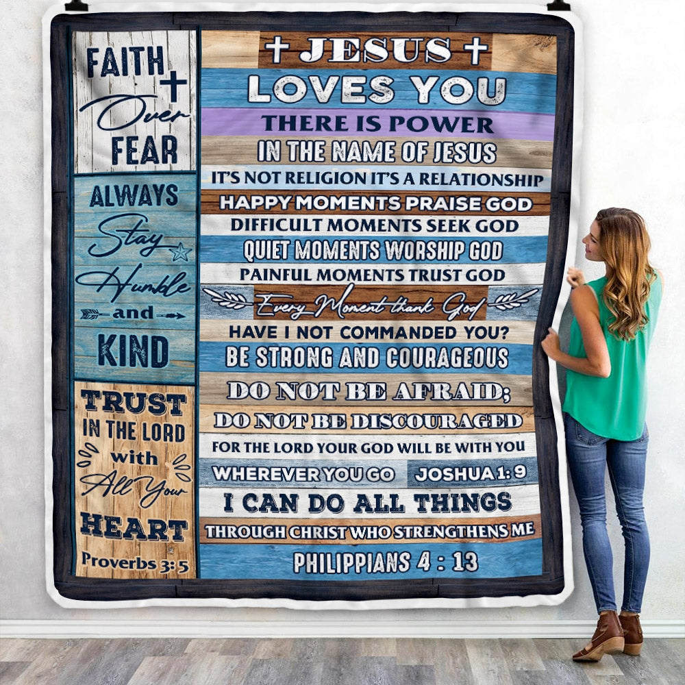 Christian Blankets And Throws Religious For Women Men Inspirational ...