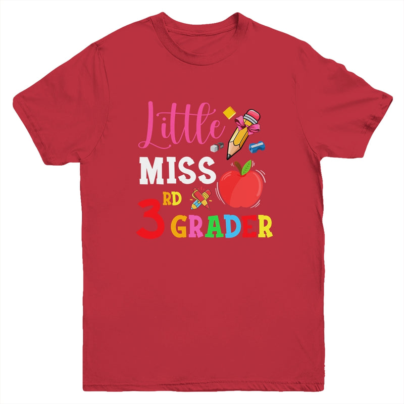 Little Miss 3rd Grade Back To School Youth Shirt - Teecentury.com