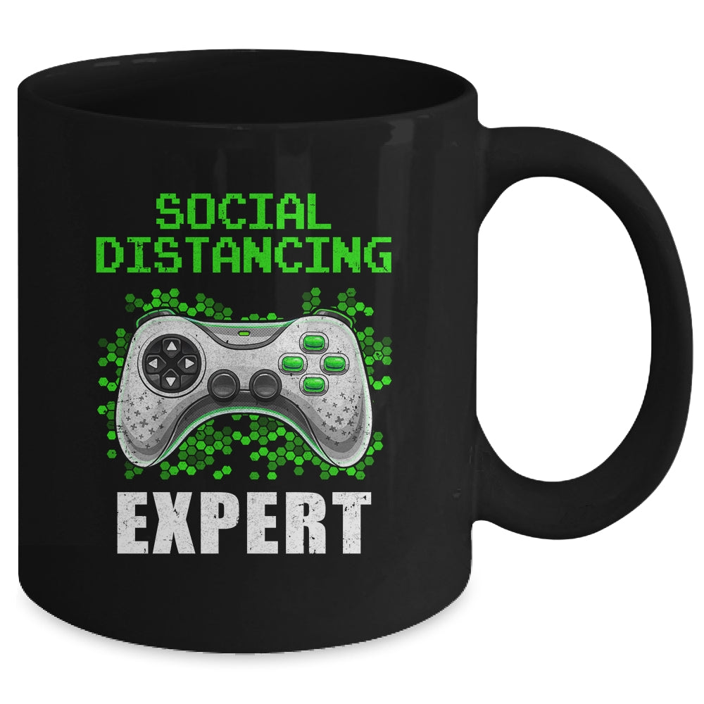 Social Distancing Expert Gaming Video Gamer Men Boys Gift Mug 11oz ...